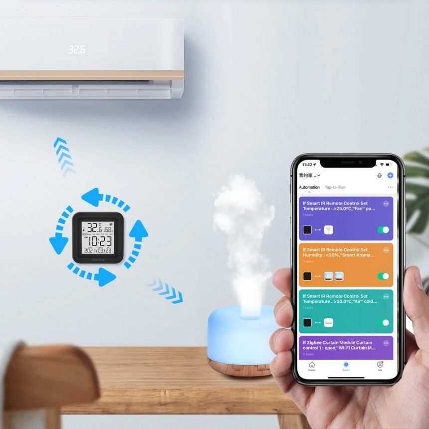 Smart Temperature Sensor (S09) - AVATTO Smart Home