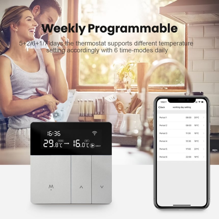 WiFi Smart Thermostat (WT50) | AVATTO Smart