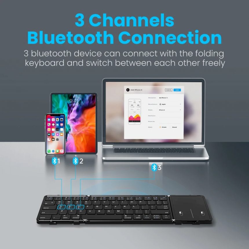 Smart Folding Keyboard - AVATTO Smart Home