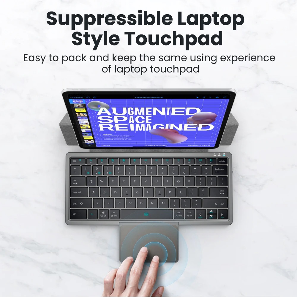 Wireless Keyboard With Touchpad