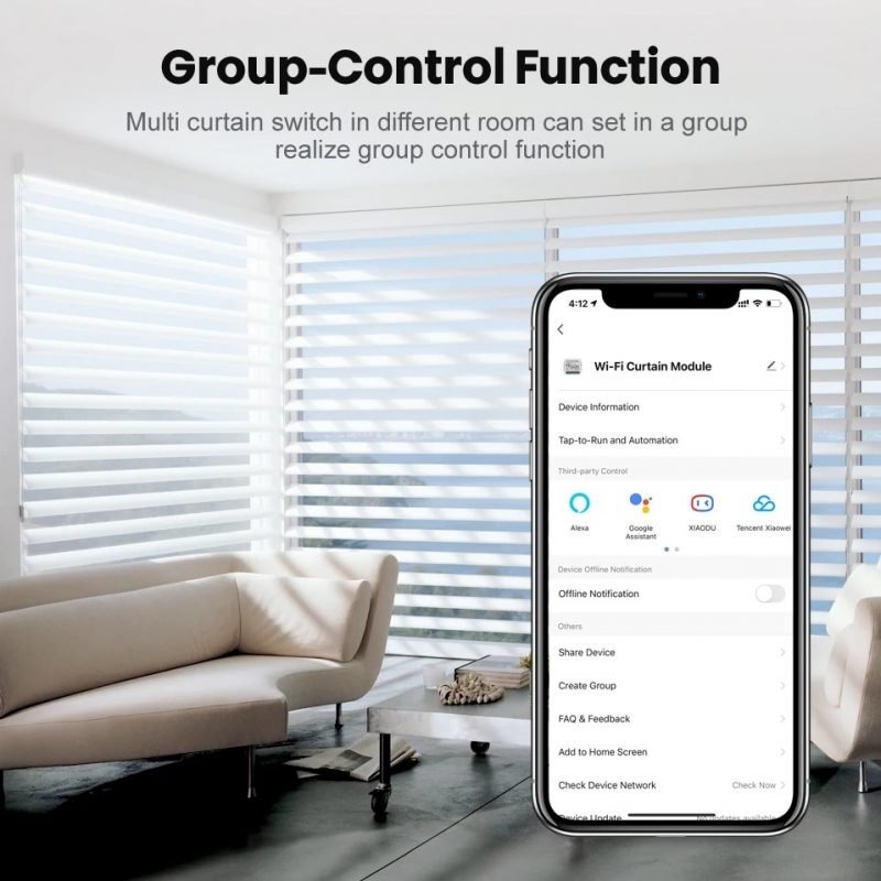 Zigbee Curtain Module | WIFI Curtain Module | AVATTO Smart